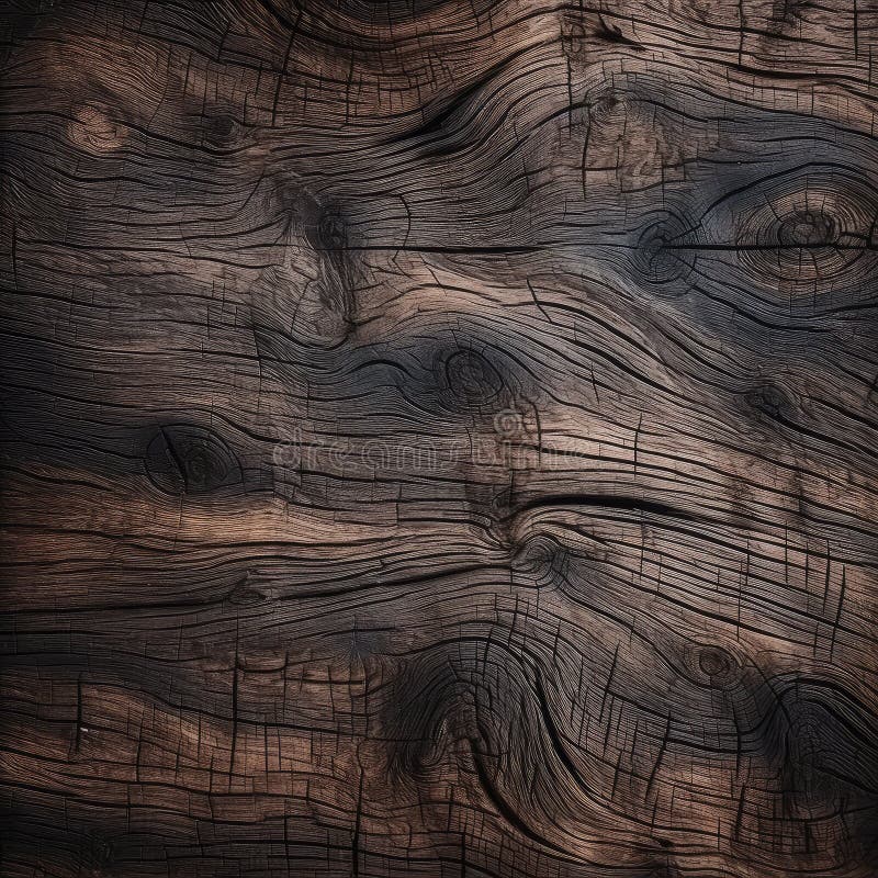 Walnut Wood Texture Generative AI Technology, Stock Illustration ...