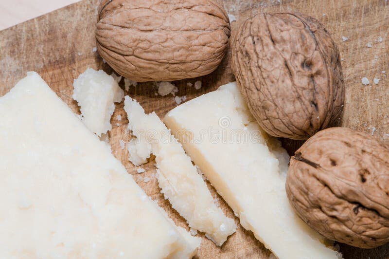 Walnuts and cheese stock photo. Image of nutrition, cheese - 60905752