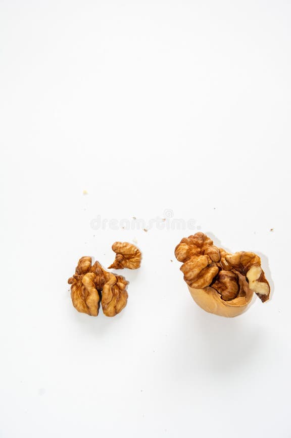Comparison between Intact and Broken Walnuts, Revealing Their Natural ...