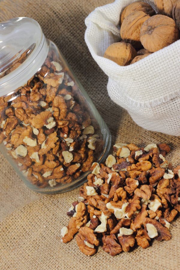 The Walnuts Nuts Vitamins for the Brain Stock Photo - Image of vitamins ...