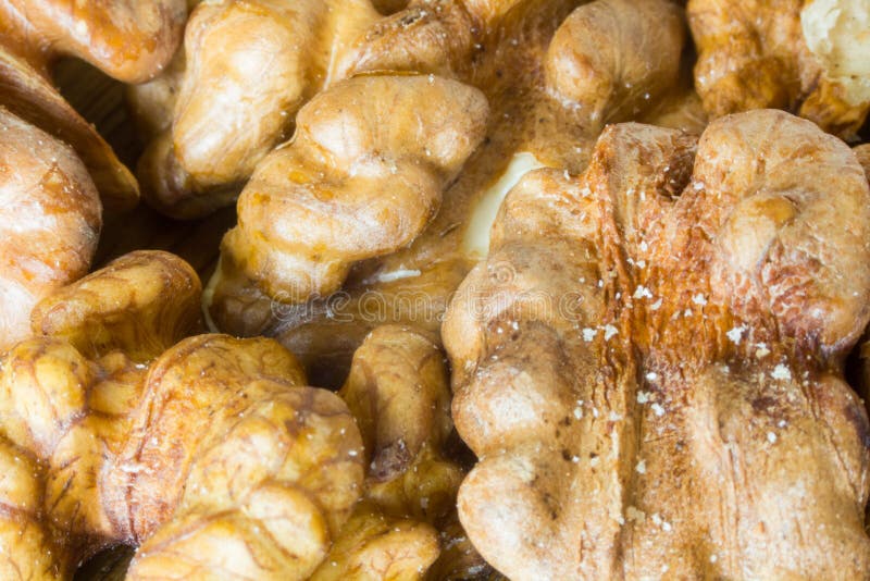 Walnuts without a peel stock image. Image of ecological - 69848503