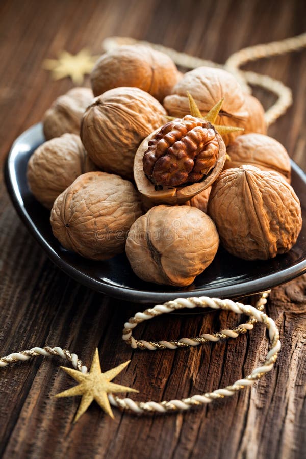 Walnuts stock image. Image of warm, christmas, group - 33556965