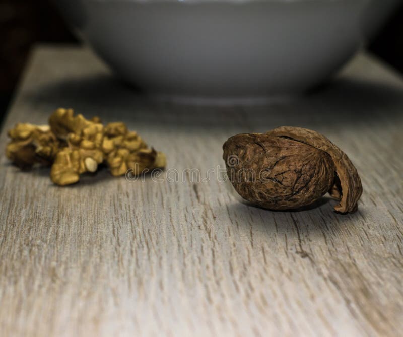 Walnuts with and without Shells. Stock Photo - Image of exporter ...