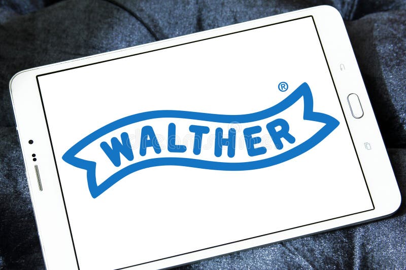 Walther-Waffen-Herstellerlogo Redaktionelles Stockfotografie - Bild von ...