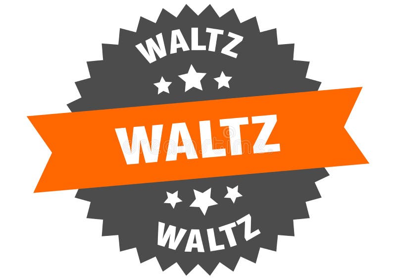 Waltz Sign. Waltz Circular Band Label. Waltz Sticker Stock Vector ...