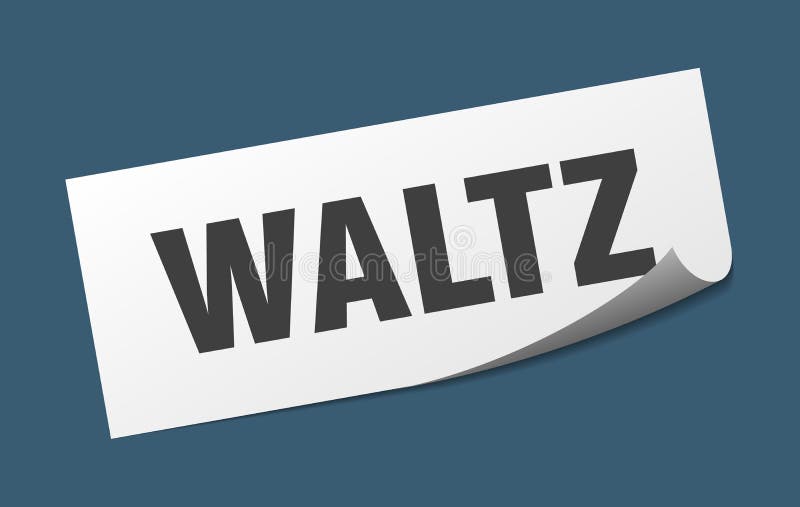 Waltz Sticker. Waltz Square Sign Stock Vector - Illustration of banner ...