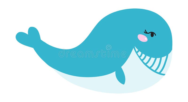 Walvis vectorillustratie vector illustratie. Illustration of vreedzaam ...