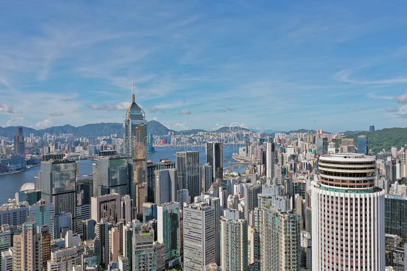Wan Chai District Hong Kong, 1 July 2019 Editorial Stock Photo - Image ...