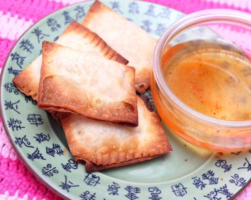 Wan Tan stock image. Image of asian, spring, meat, starter - 67005729