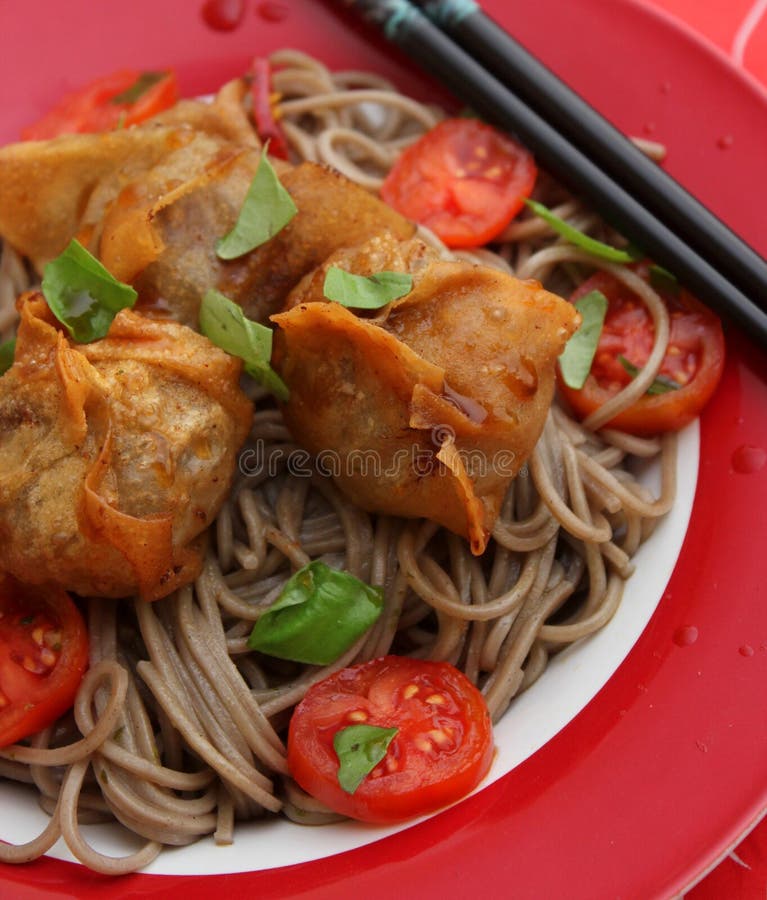 Wan Tan stock photo. Image of somen, filled, chinese - 93644194