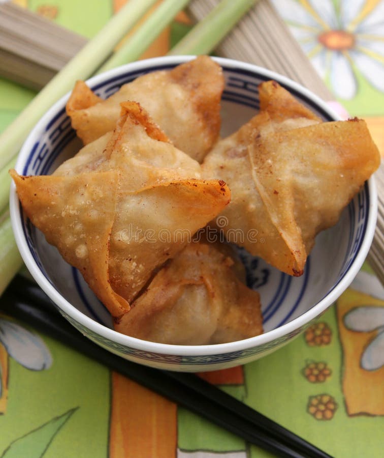 Wan Tans stock image. Image of snack, food, dumpling - 93578297