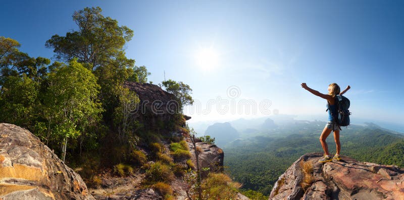 Wanderer stockfoto. Bild von freizeit, ausführung, abenteuer - 45942084
