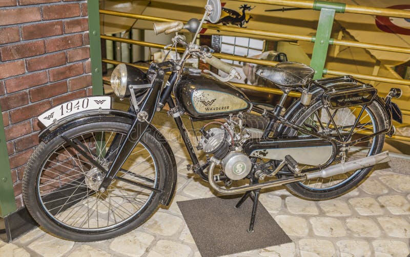 Motorrad-Wanderer-Modell V 616, 1923 Redaktionelles Foto - Bild von ...