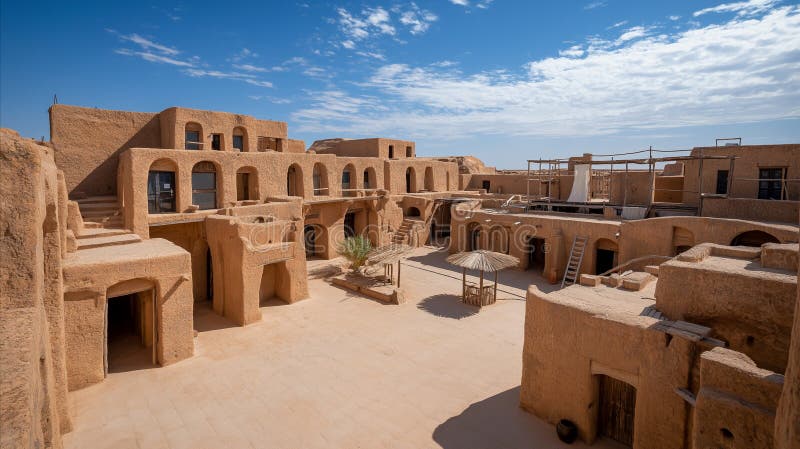 Ancient Architecture in a Desert City Reflecting Traditional ...