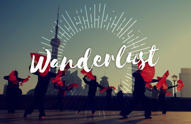 Wanderlust Adventure Camping Explore Journey Concept Stock Image ...