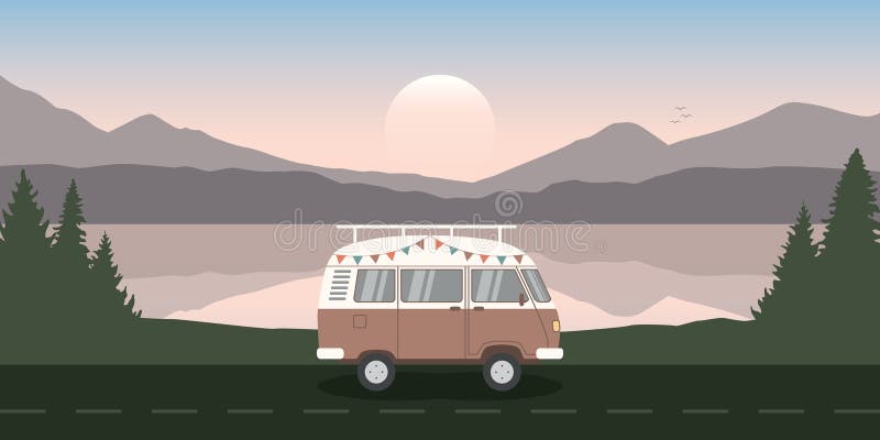 Wanderlust Camping Adventure in the Wilderness with Camper Van by the ...