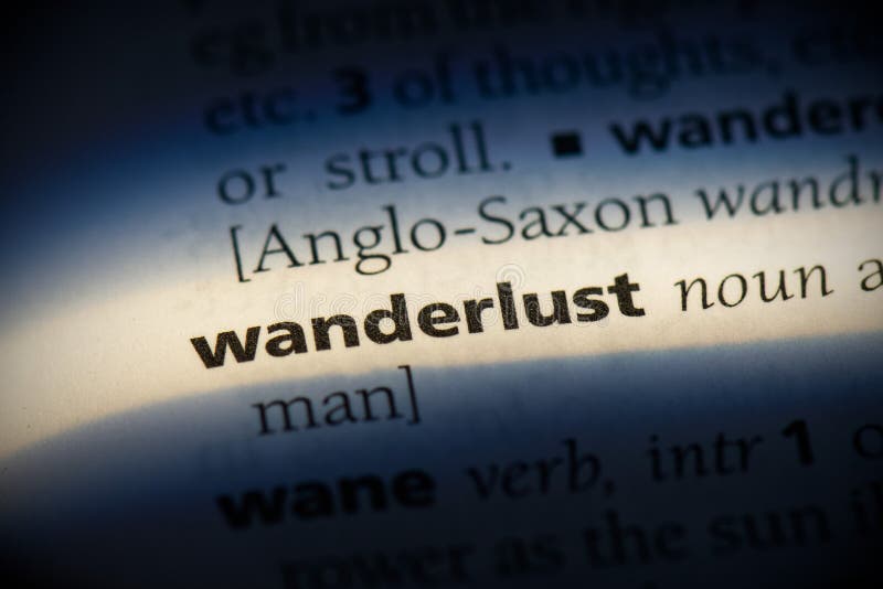 Wanderlust stock photo. Image of page, meaning, closeup - 161577836