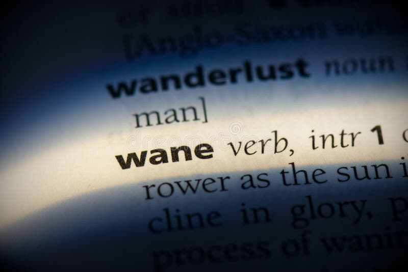 Wane stock photo. Image of english, idea, highlighted - 161576876