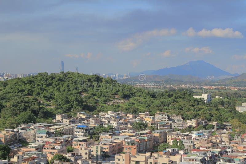 Wang Chau View of Yuen Long District in HK Stock Photo - Image of ...