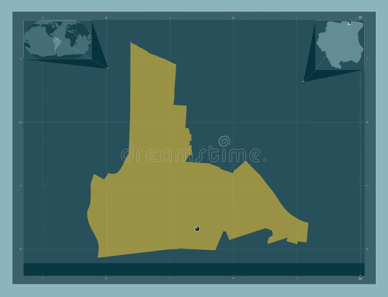Wanica, Suriname. Solid. Capital Stock Illustration - Illustration of ...