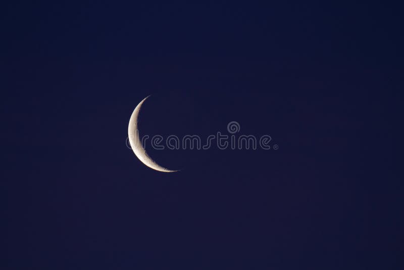 Crescent moon stock photo. Image of tranquil, astrology - 169953778