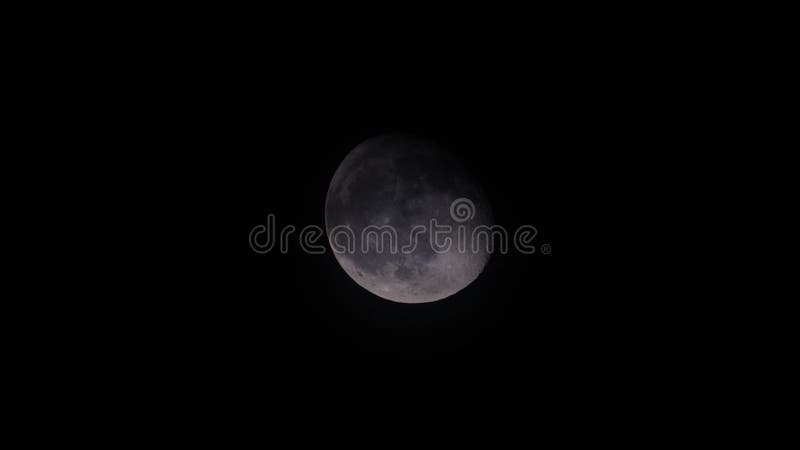 Waning moon. stock photo. Image of astronomy, lunar - 200941340