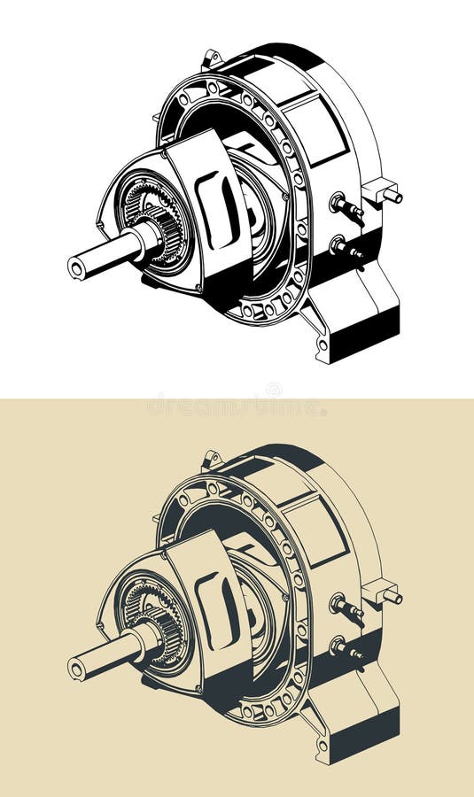 Wankel Rotary Engine Design Illustrations Stock Illustration ...