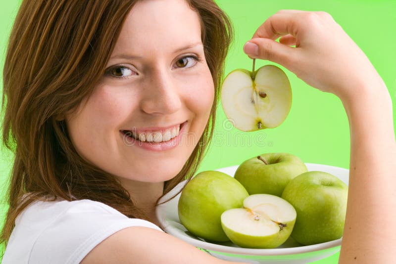 Want an apple? stock photo. Image of four, hale, healthy - 2793880