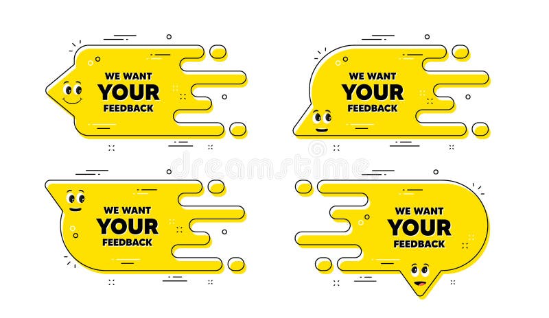 We Want Your Feedback Symbol. Survey or Customer Opinion Sign. Vector ...