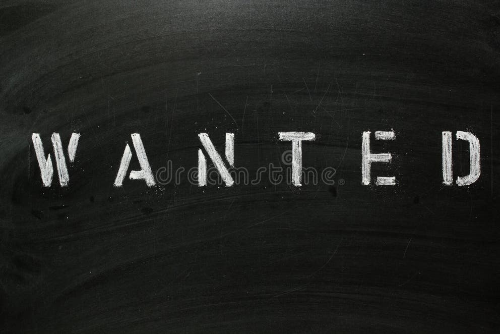 Wanted stock photo. Image of letters, phrase, stencil - 15760212