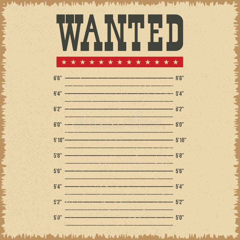 Wanted Banner Vintage Poster Vector Frame or Paper Stock Vector ...