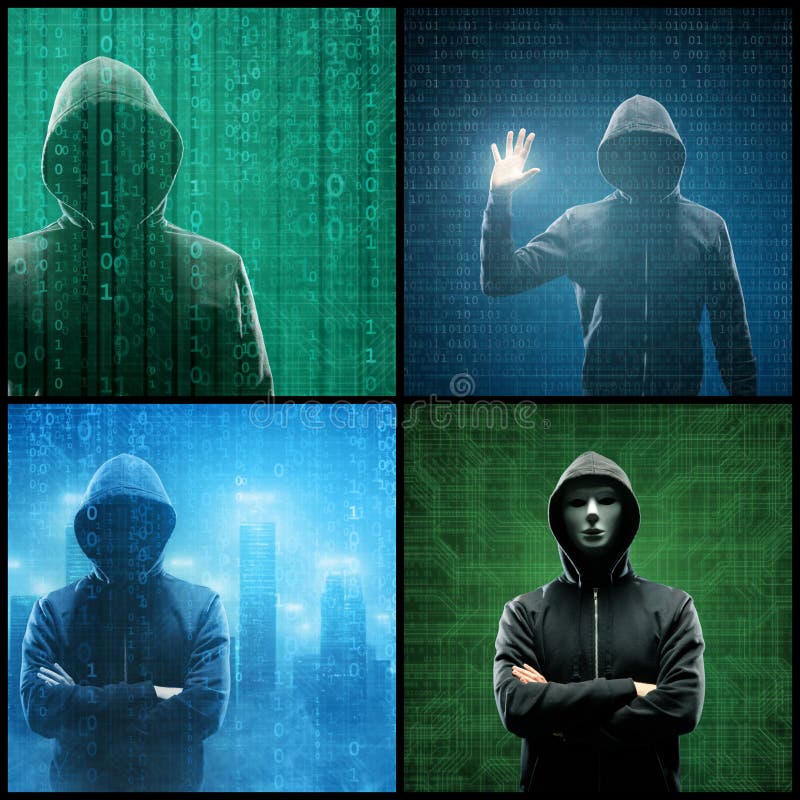 Wanted Hacker Is Coding Virus Ransomware Using Abstract Binary Code