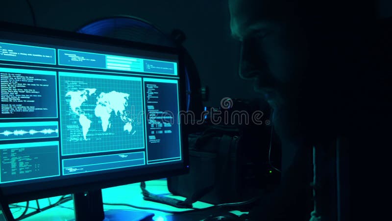 Wanted Hackers Coding Virus Ransomware Using Laptops and Computers in ...
