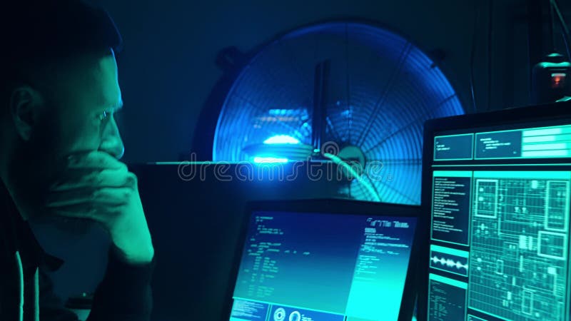 Wanted Hackers Coding Virus Ransomware Using Laptops and Computers in ...