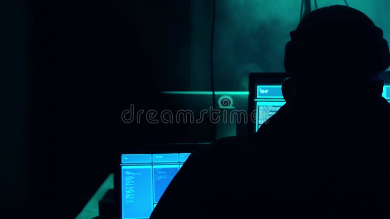Wanted Hackers Coding Virus Ransomware Using Laptops and Computers in ...