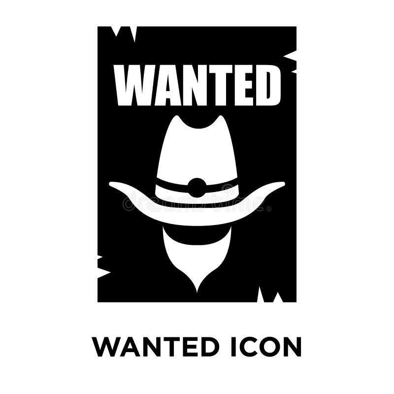 Wanted Icon Cartoon. Singe Western Icon from the Wild West Cartoon ...