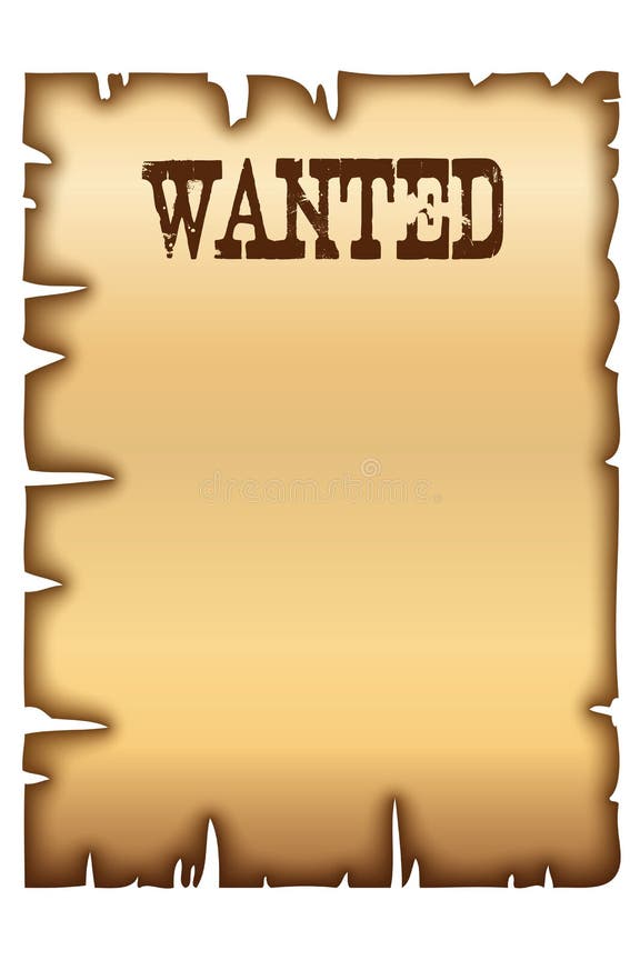 Empty Wanted Poster Stock Illustrations – 505 Empty Wanted Poster Stock ...
