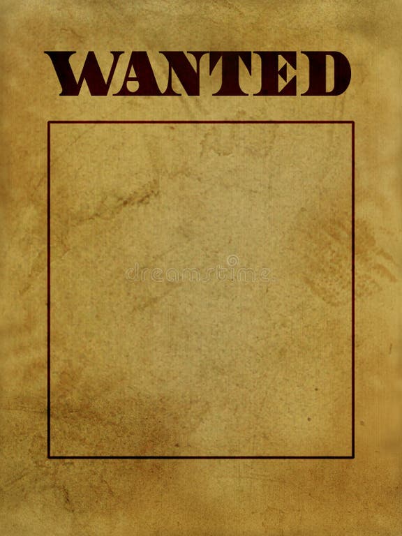 Old Wanted Poster Background Stock Illustrations – 1,904 Old Wanted ...