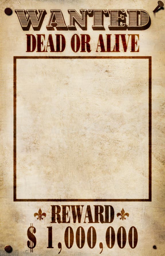 Wanted Poster - Dollar Reward Stock Illustration - Illustration of ...