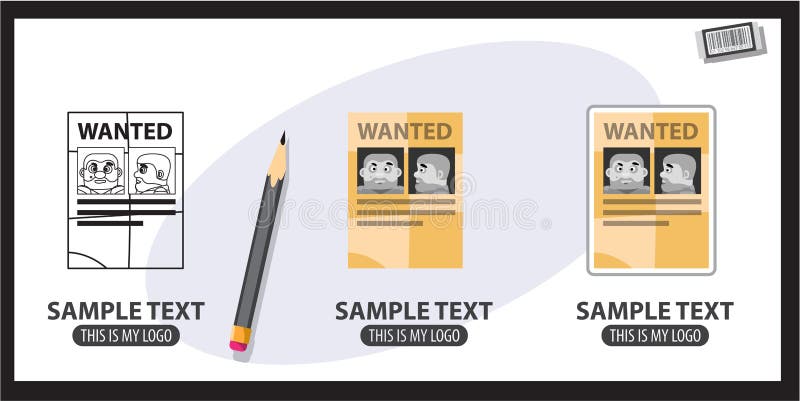 Wanted Poster stock vector. Illustration of criminal - 119731098