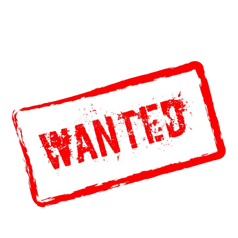Wanted red stamp text stock vector. Illustration of document - 48878291