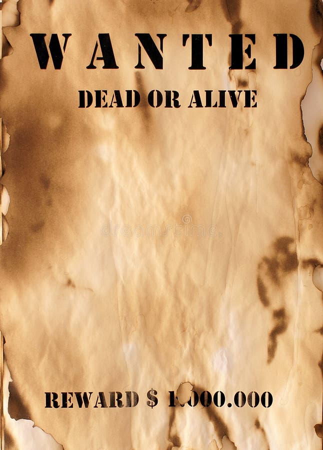 Wanted poster stock illustration. Illustration of backgrounds - 17829954