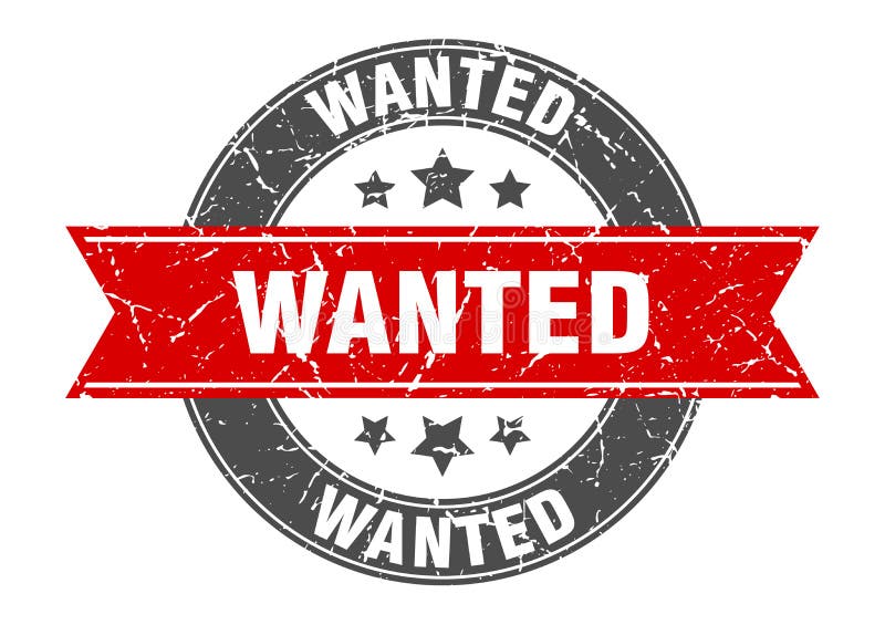 Wanted stamp stock vector. Illustration of banner, seal - 125012569