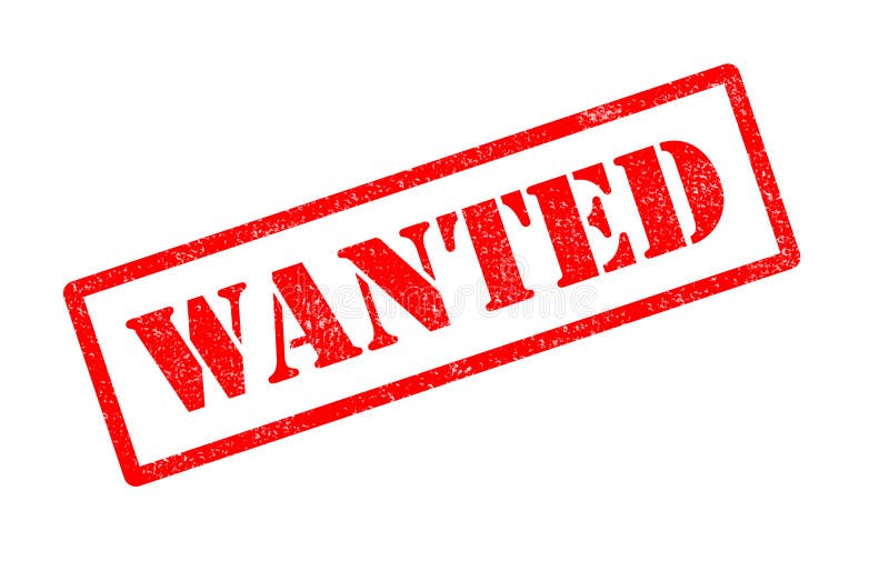 Wanted Text Rubber Seal Stamp Watermark. Stock Illustration ...