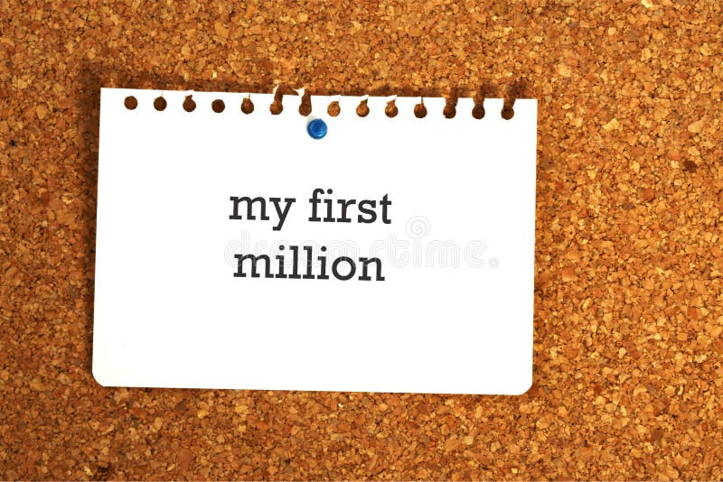 My first million dollars stock photo. Image of mercy, fortunate - 4750590