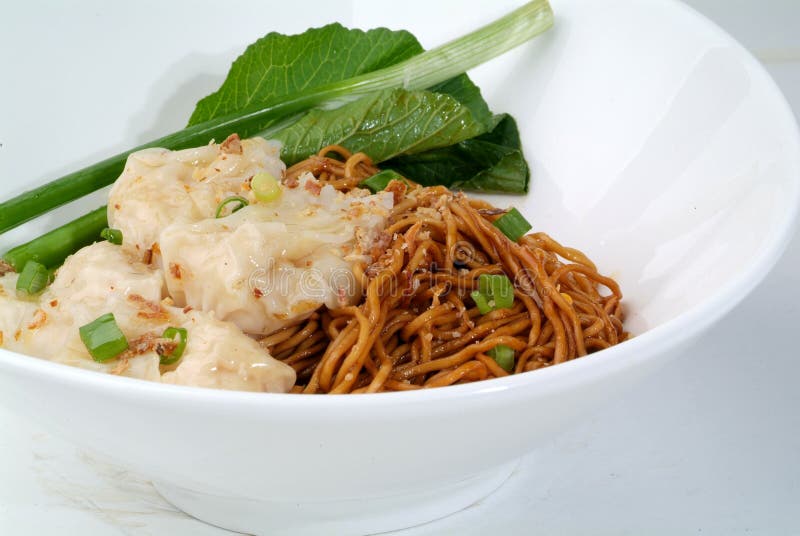 Wanton Noodles stock photo. Image of sauces, vegetable - 18288612