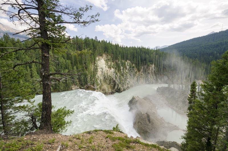 Wapta Lake, Yoho National Park, British Columbia, Canada. Stock Image ...