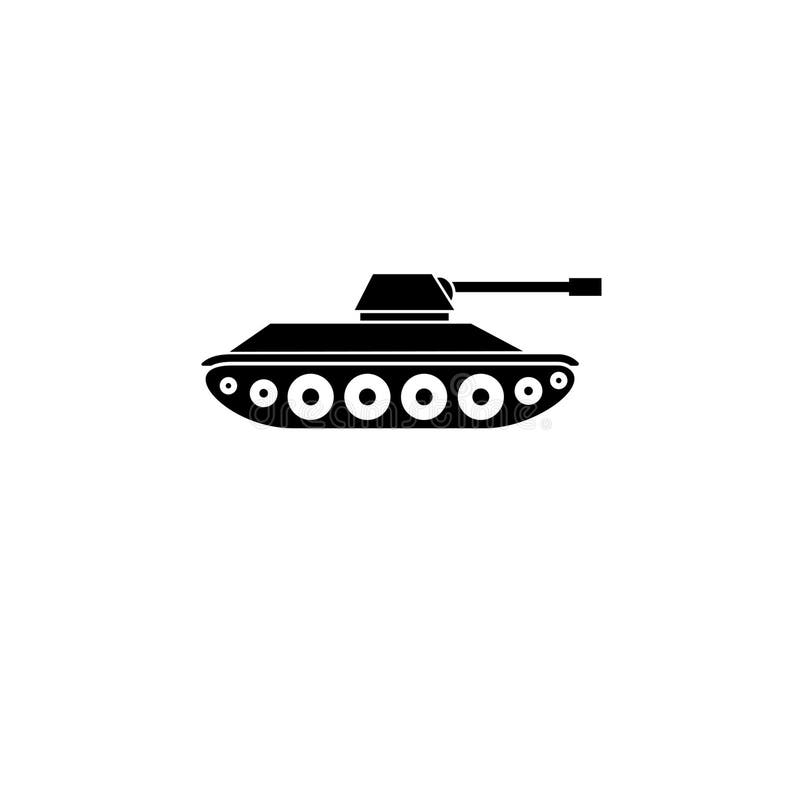 War Army Tank, Military Heavy Panzer Solid Flat Vector Icon Isolated on ...