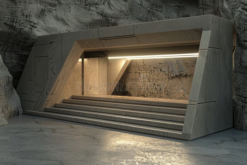 War Bunker Surrounded by Dense Forest, with Abandoned Equipment Inside ...