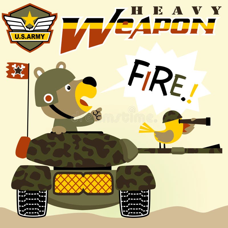 War cartoon stock vector. Illustration of crew, kids - 101257407